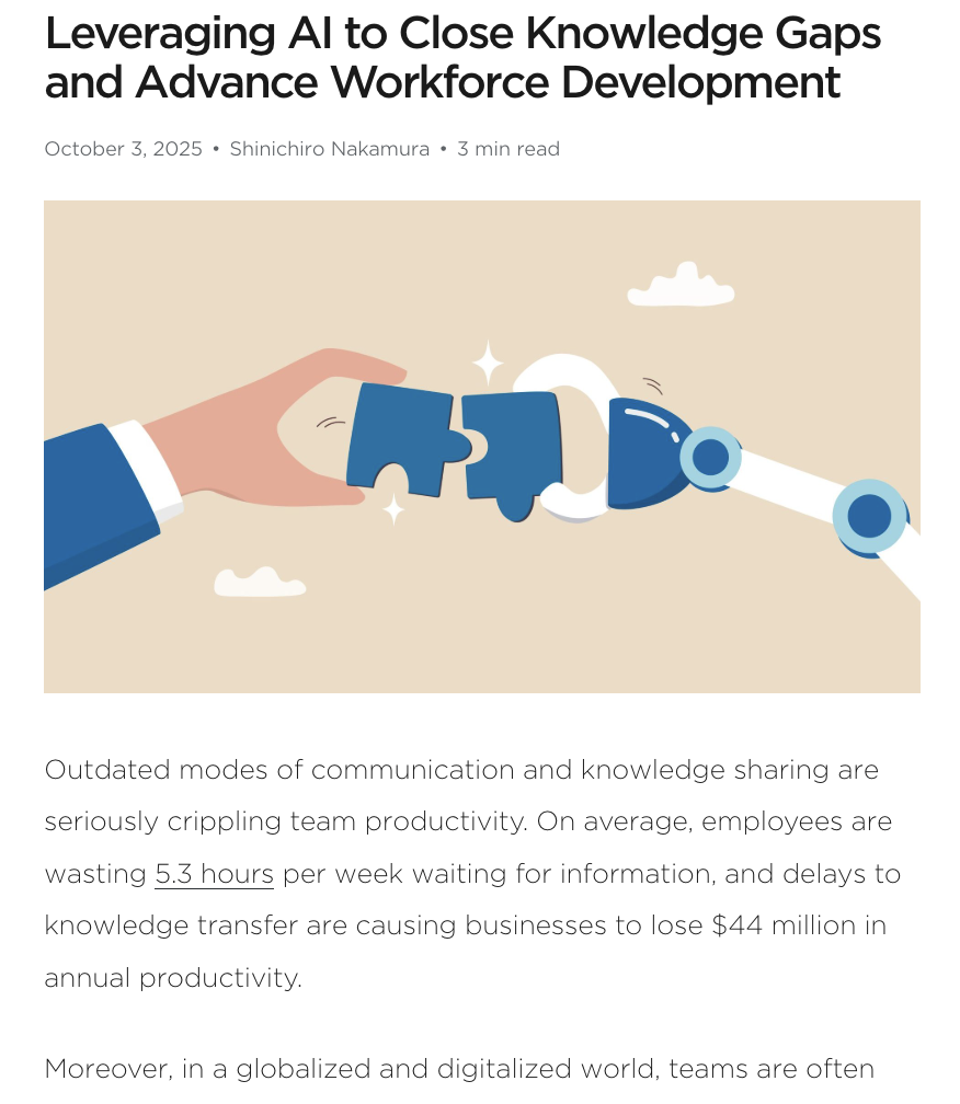AI’s Role in Closing Knowledge Gaps and Advancing Workforce Development ...